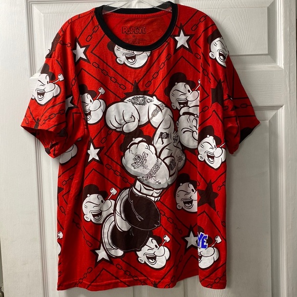 Popeye | Shirts | Mens Popeye Short Sleeve Tee Shirt 2x | Poshmark